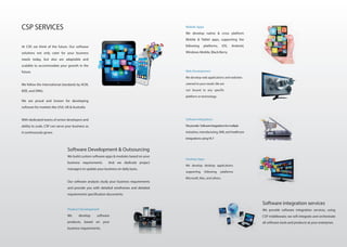 CSP Solutions Corporate Profile 2018 | PDF