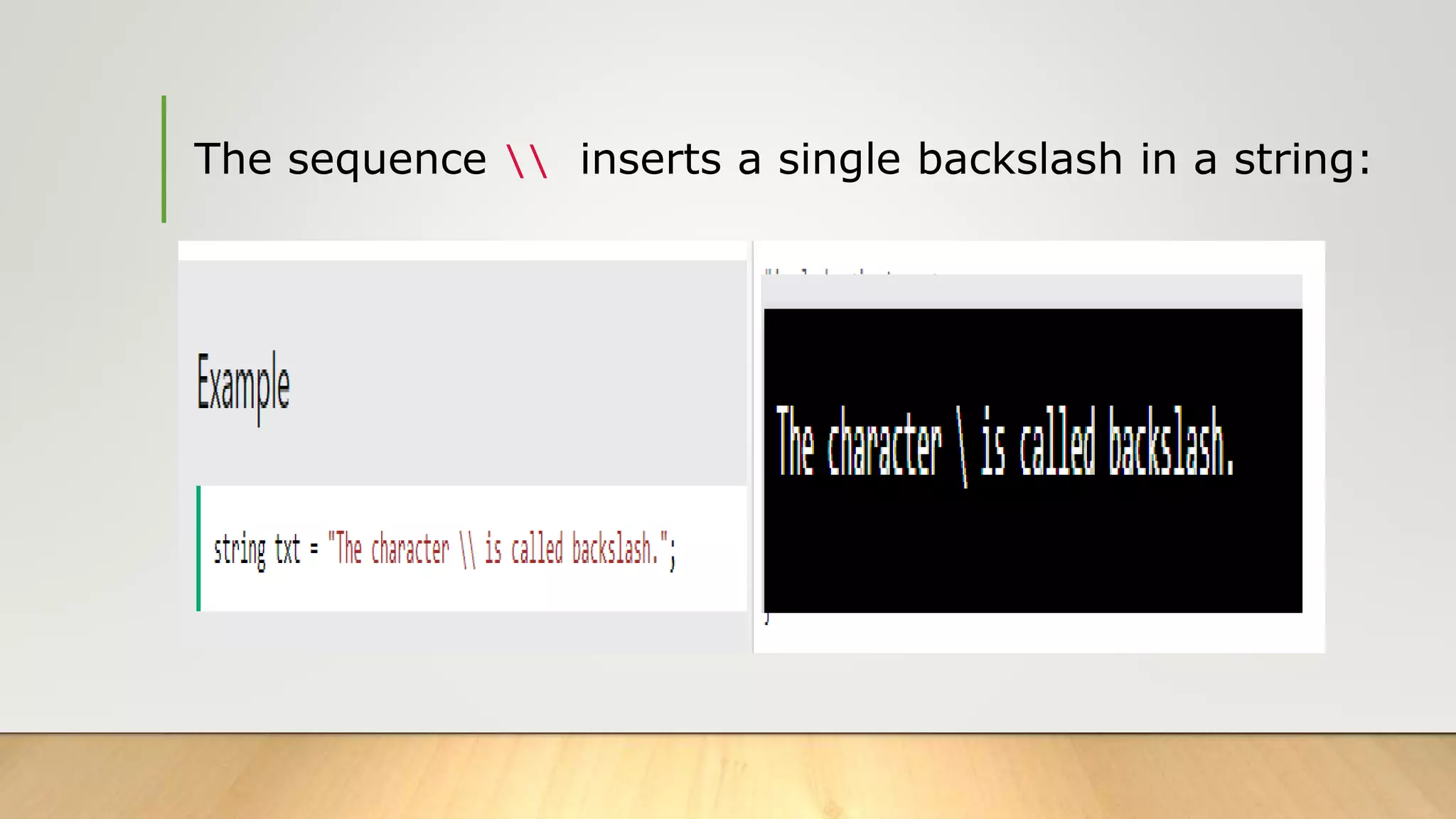 C++ Special Characters.pptx | Programming Languages | Computing