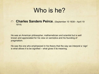C s peirces theory | PPTX