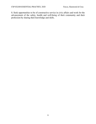 CSP exam essential practice questions | PDF