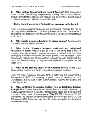 CSP exam essential practice questions | PDF