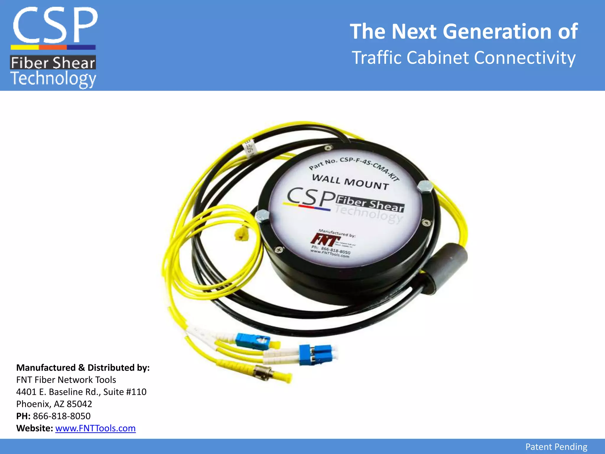 Protecting Your Traffic Control Cabinets Cabling Infrastructure | PPT