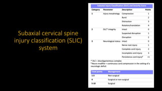 Cervical spine injuries | PPTX