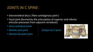 Cervical spine injuries | PPTX