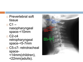 Retropharyngeal Space X Ray