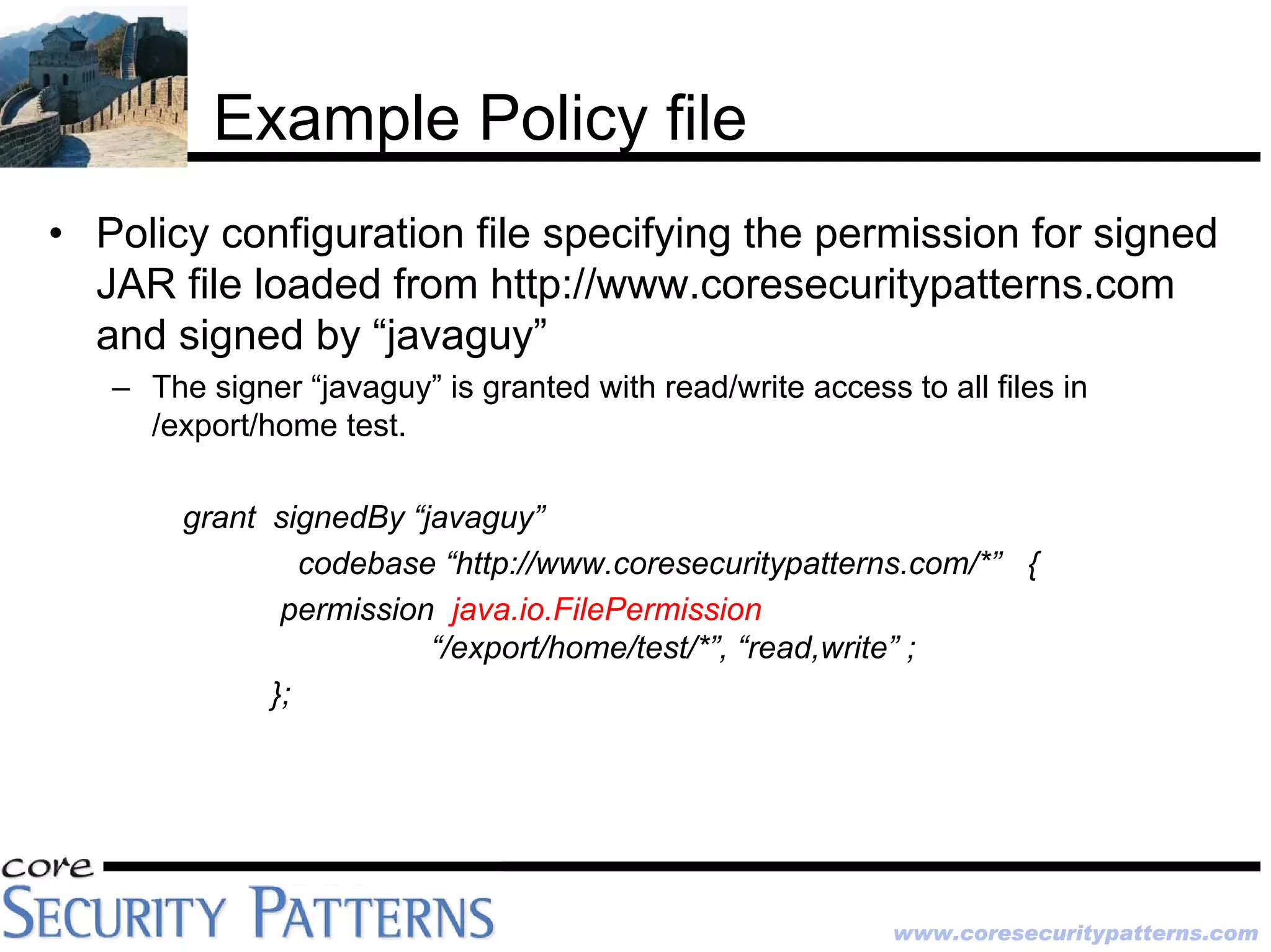 Java Platform Security Architecture Pdf