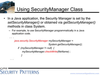 Java Platform Security Architecture | PDF