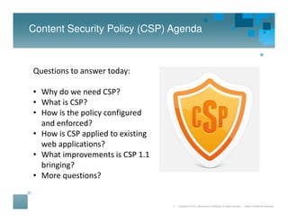 Preventing XSS with Content Security Policy | PPT