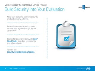 Cloud Security Checklist and Planning Guide Summary | PPT