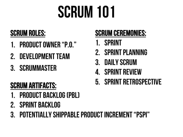 Certified Scrum Product Owner: class desk, posters and photos | PPT