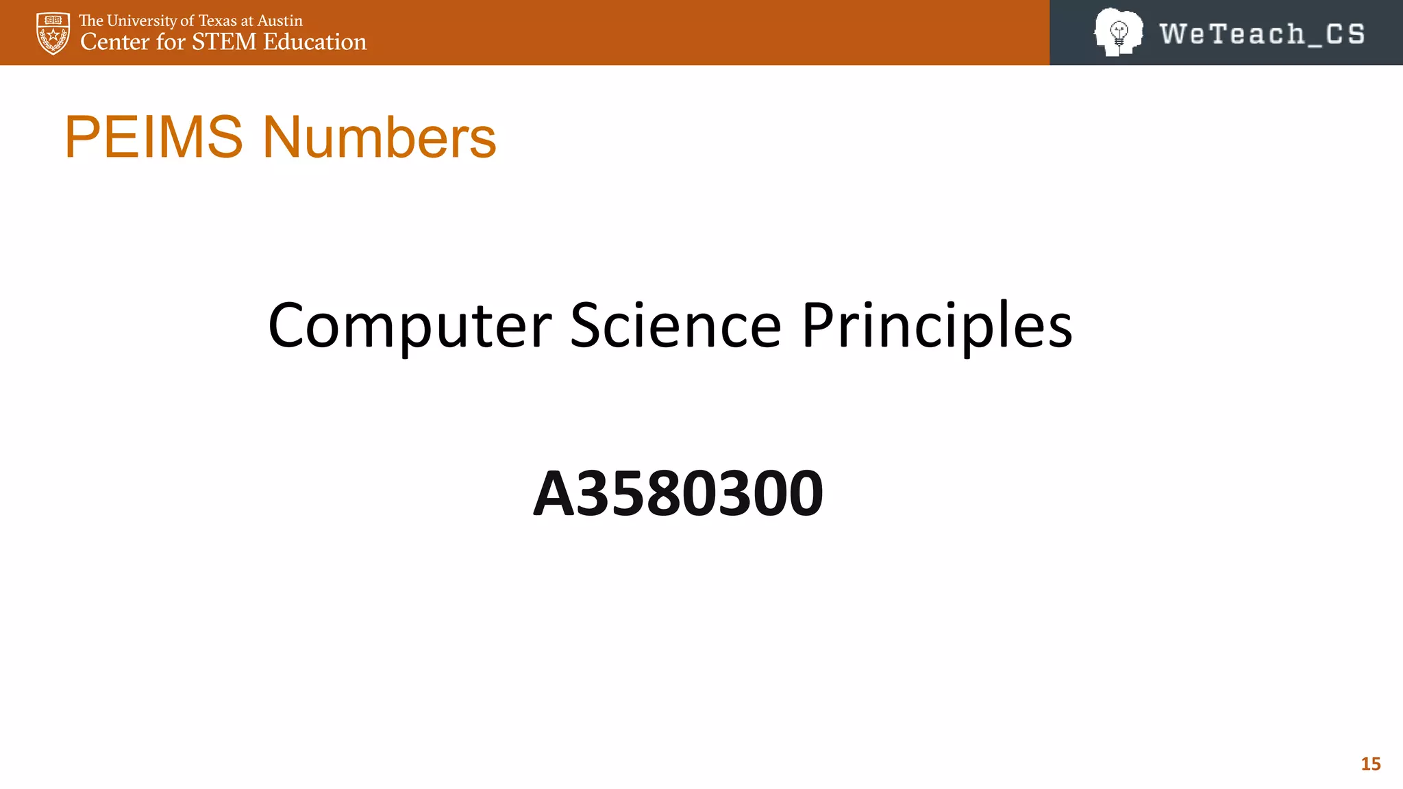 Texas K-12 Computer Science Education Policy | PPT