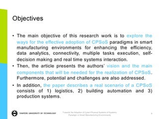 Towards the Adoption of Cyber-Physical Systems of Systems Paradigm in ...