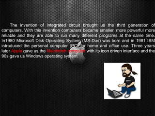 Computer History | PPTX