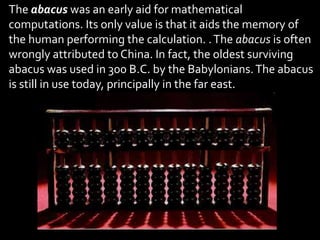 Computer History | PPTX