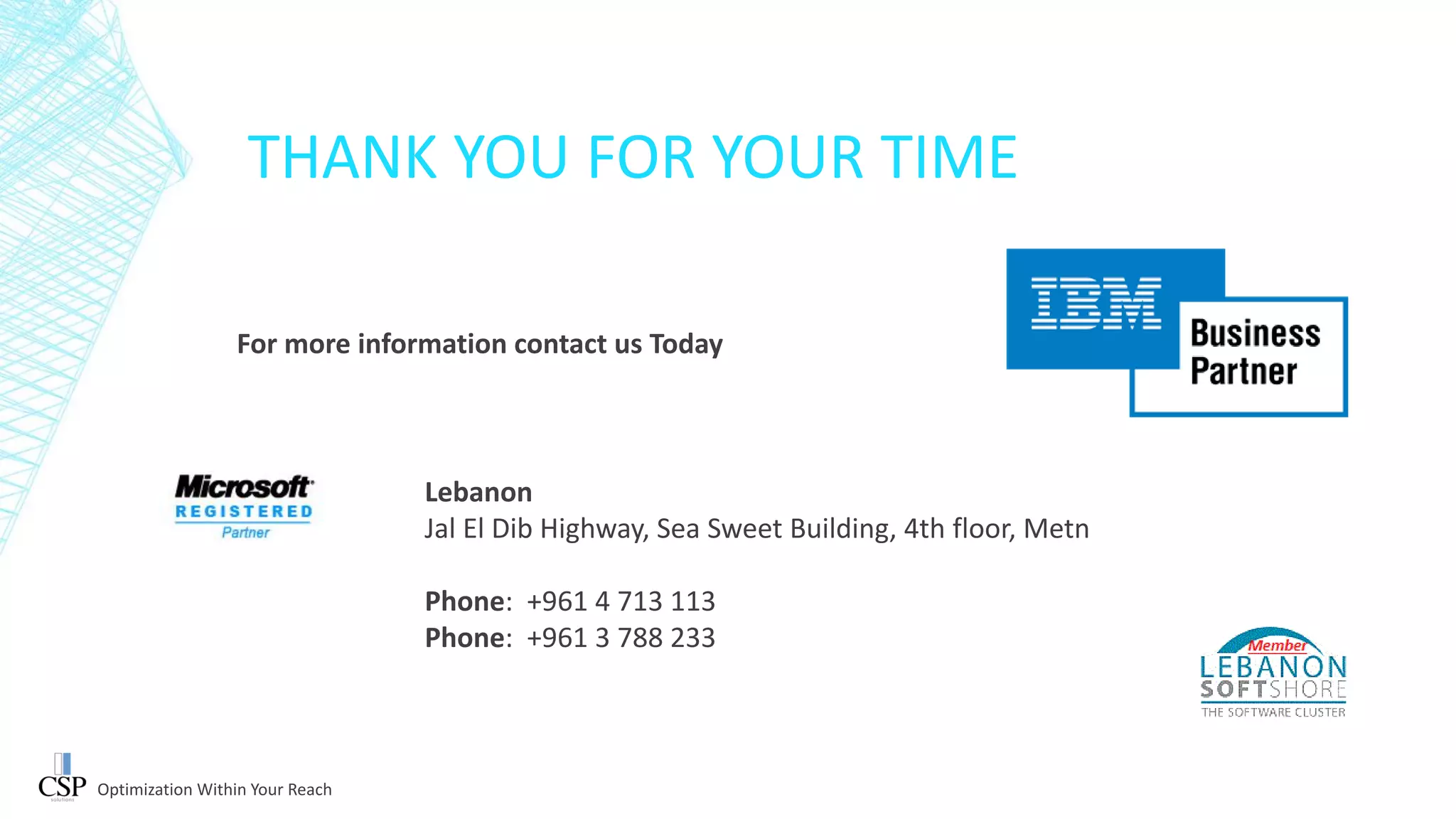 CSP Solutions Production Planning Software | PPT