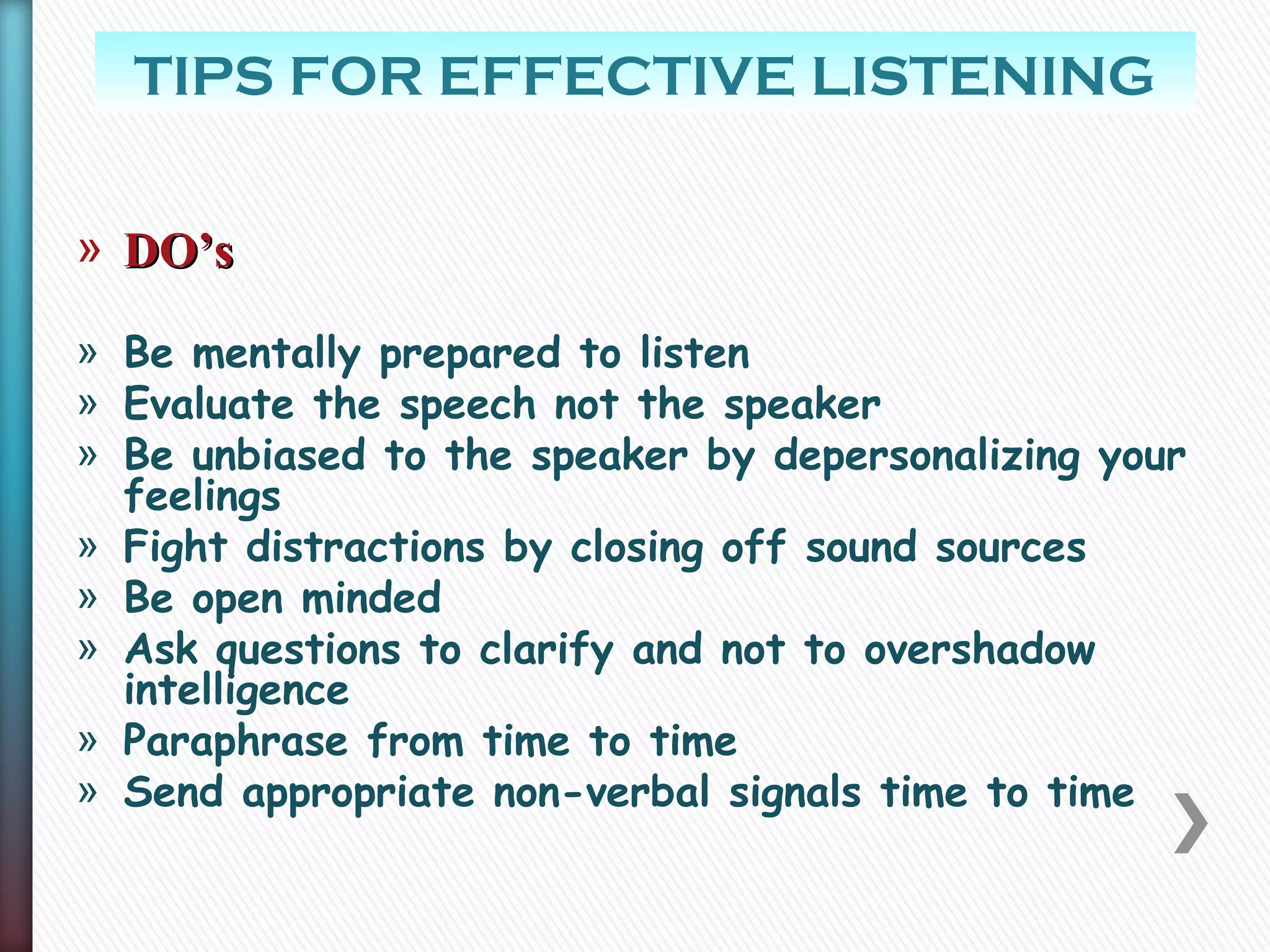 effective listening | PPT