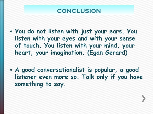 effective listening | PPT