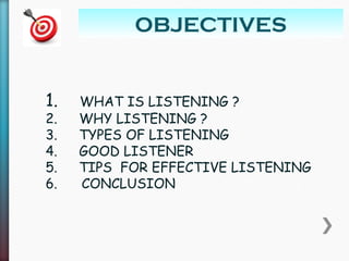 effective listening | PPT