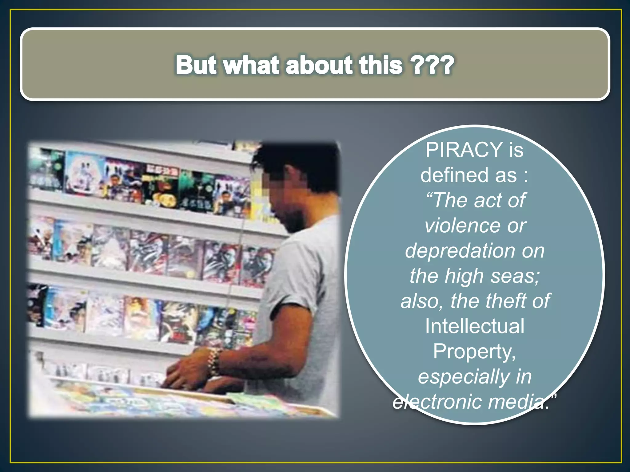 CYBER SECURITY (PIRACY) | PPTX