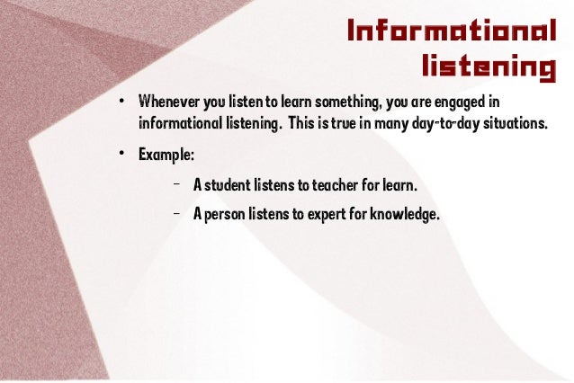 Types Of Listening types-of-listening