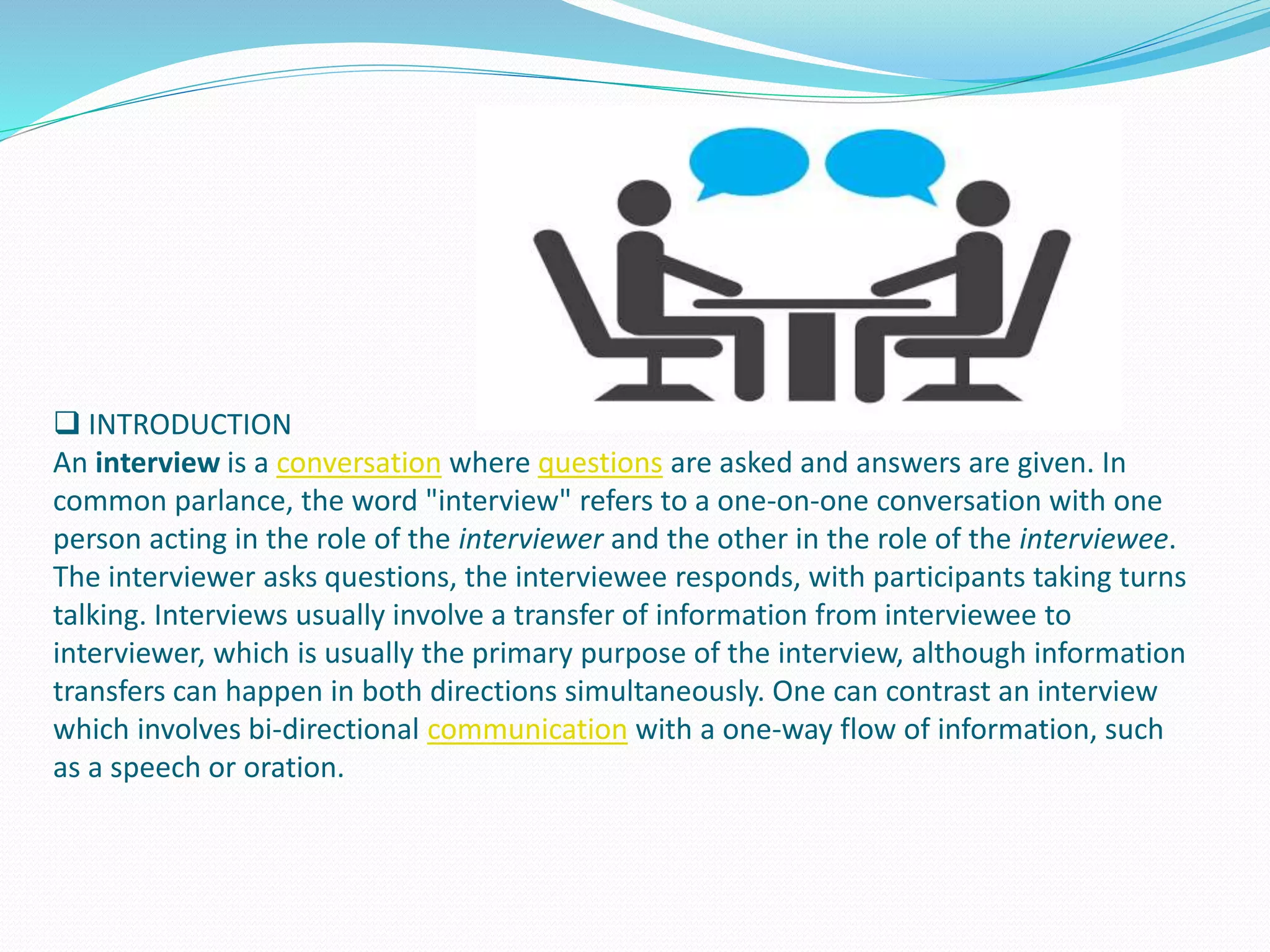 communication skills - interview | PPTX