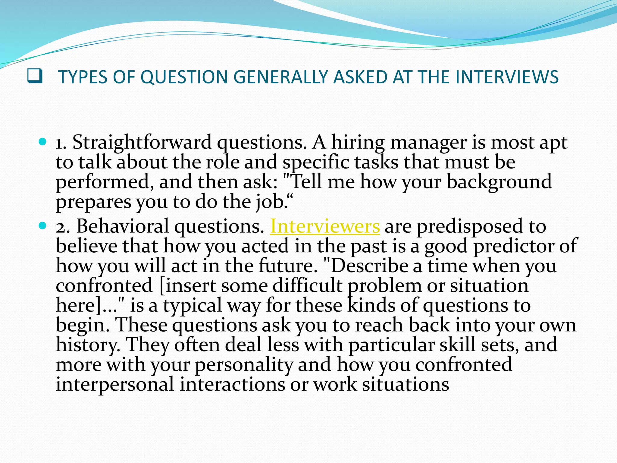 communication skills - interview | PPTX