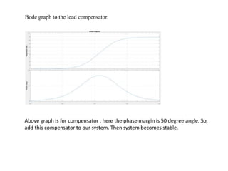 CONTROL SYSTEMS PPT ON A LEAD COMPENSATOR CHARACTERISTICS USING BODE DIAGRAM FOR MAXIMUM OF 50 ...