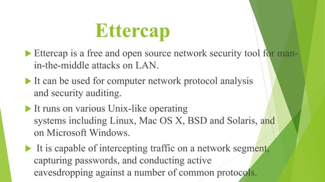 Nmap & Network sniffing | PPTX