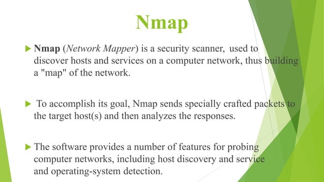 Nmap & Network sniffing | PPTX