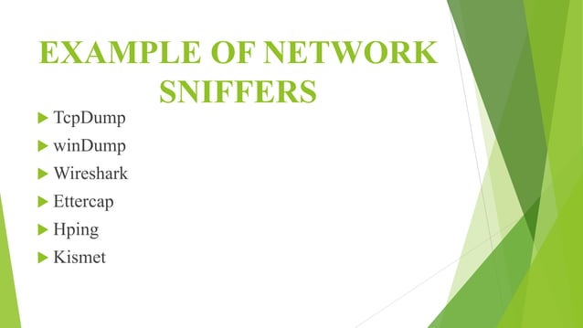 Nmap & Network sniffing | PPTX