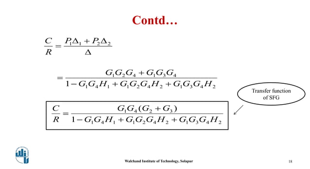 SFG and Mason's Gain Formula | PPTX | Computer Networking | Computing