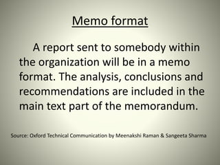 Presentation on Report Writing | PPTX