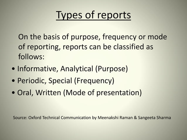 Presentation on Report Writing | PPTX