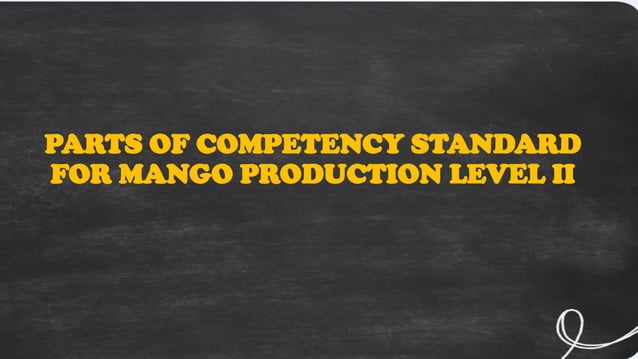 Elements and parts of a Competency Standard ppt | PPTX