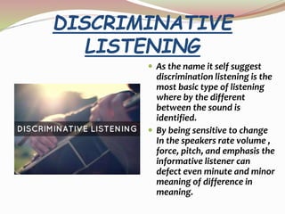 types of listening | PPTX