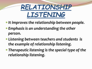 types of listening | PPTX