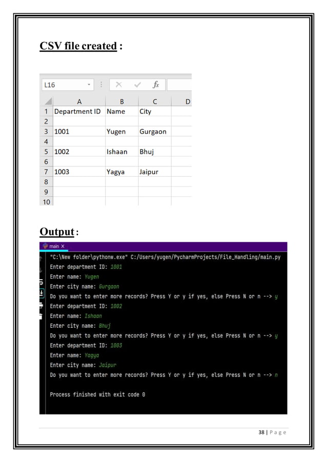 Computer Science Practical File class XII | DOCX | Programming Languages | Computing