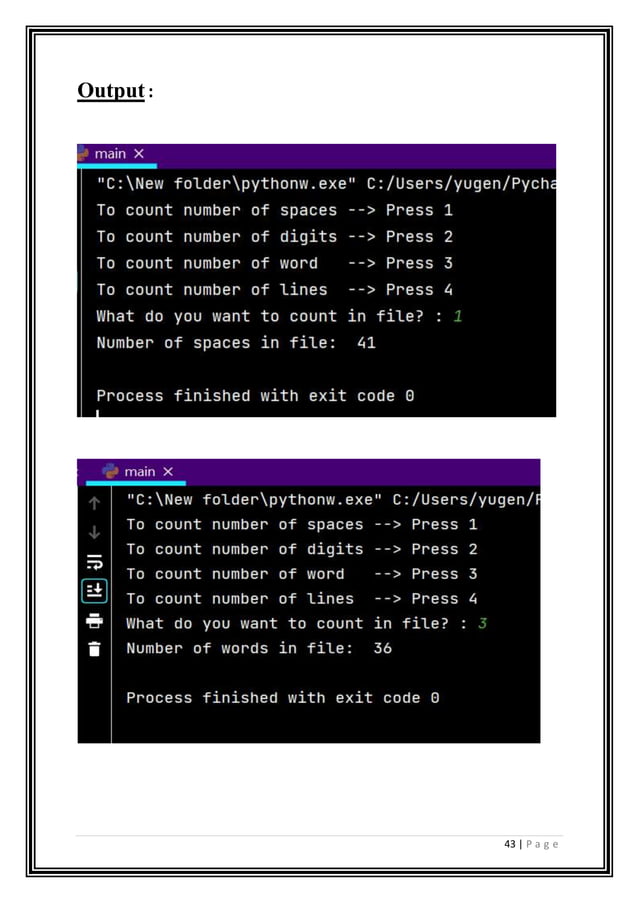 Computer Science Practical File class XII