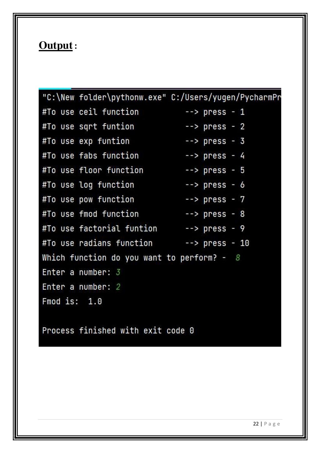 Computer Science Practical File Class Xii