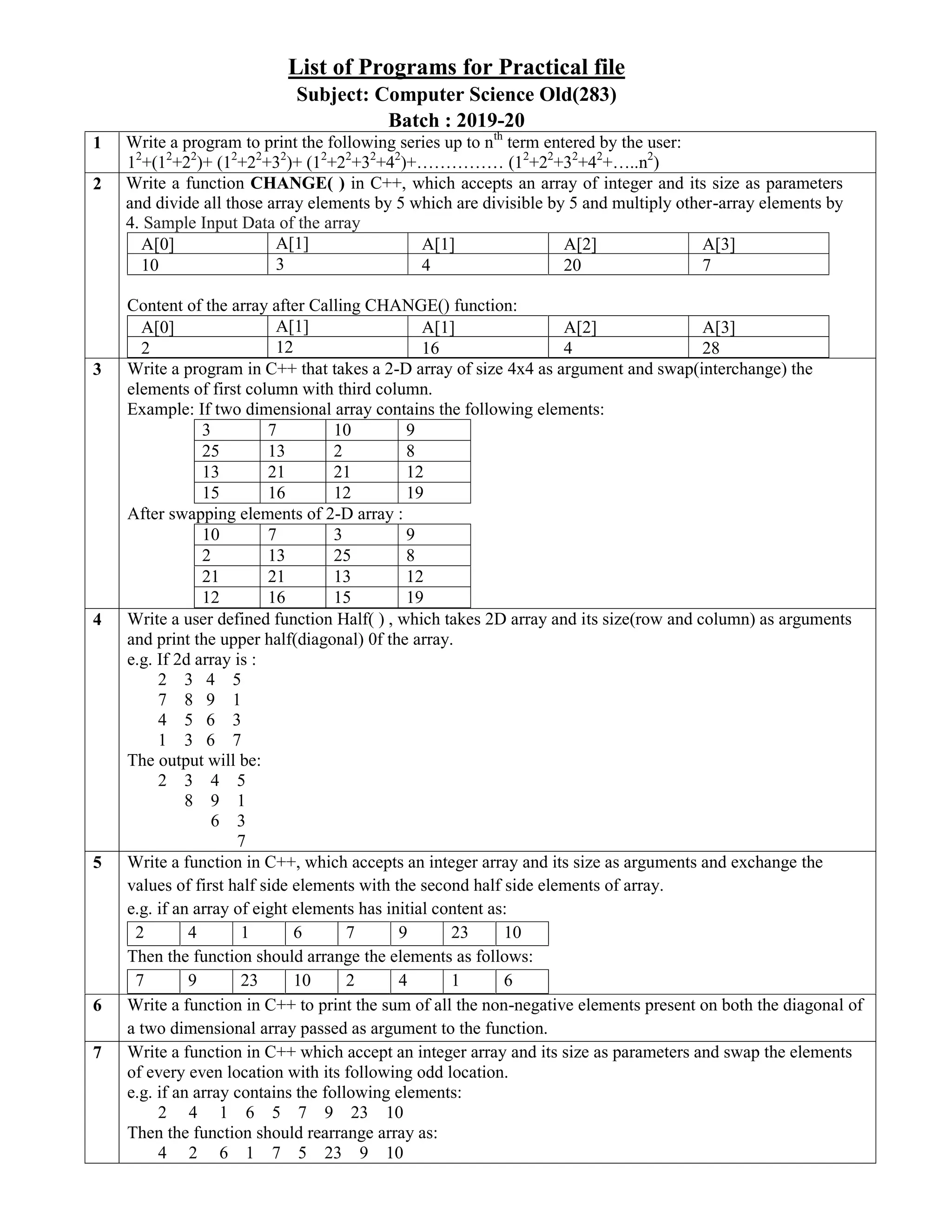 Cs practical file | PDF