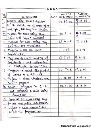 CS Practicals (C++) Class 12 | PDF