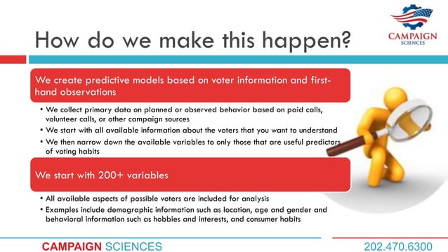 Campaign Sciences predictive analytics capabilities deck | PPT Campaign Sciences predictive analytics capabilities deck | PPT