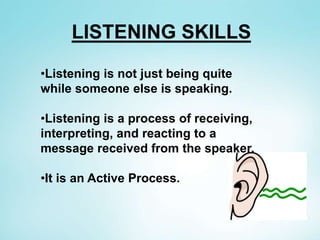 COMMUNICATION SKILLS presentation | PPTX