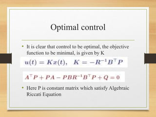 Application of Optimal Control theory to HEV | PPTX