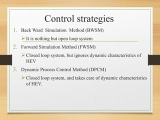 Application of Optimal Control theory to HEV | PPTX