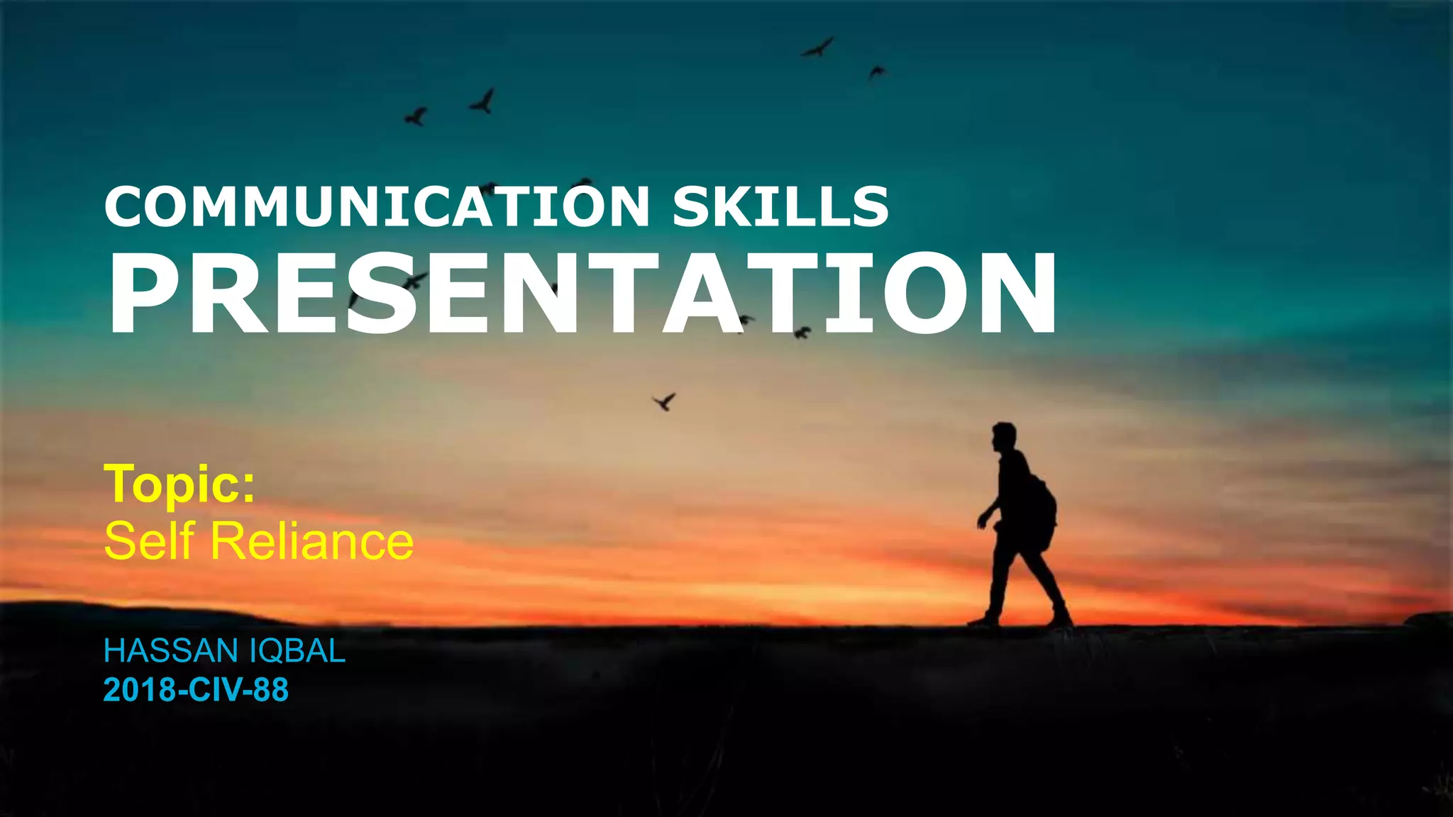 Self Reliance | PPTX