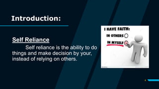 Self Reliance | PPTX