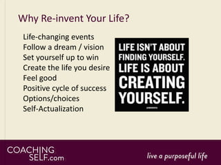 Reinvent your life,Online Self Coaching Program in South Africa ...