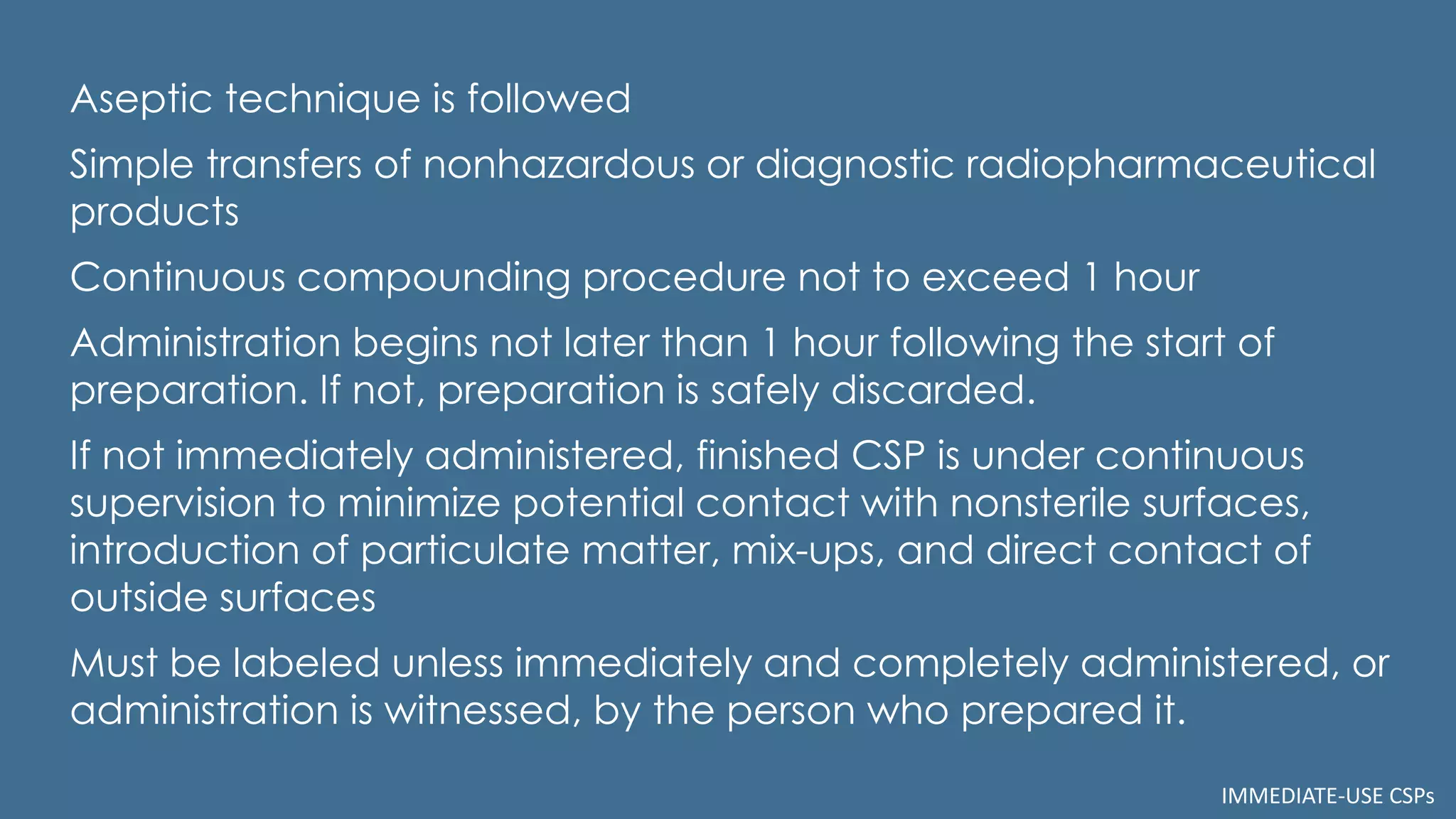 USP 797 CSP Risk Categories | PPTX