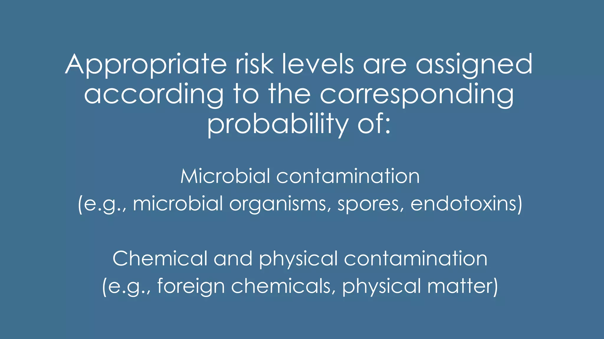 USP 797 CSP Risk Categories | PPTX